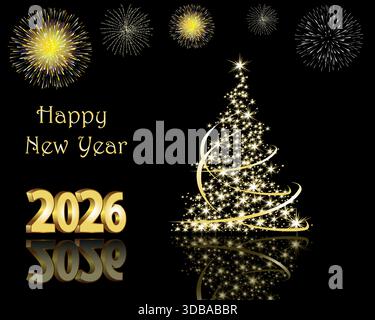 Abstract shiny color gold wave design element with glitter effect on ...