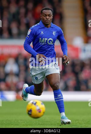 Watford's Marc Bola during the Sky Bet Championship match at the King ...