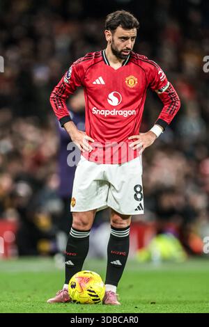 Bruno Fernandes of Manchester Untied during the Emirates FA Cup Third ...