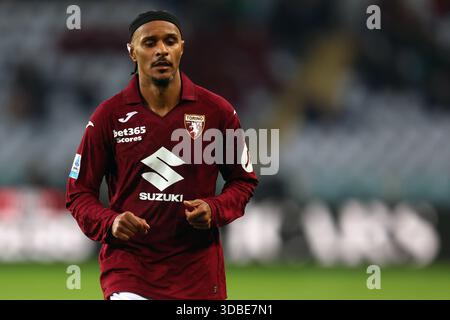 Valentino Lazaro of Torino FC looks dejected during the Serie A ...
