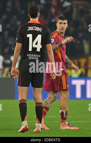 Olimpico Stadium, Rome, Italy - Jacobo Ramon of Como 1907 during Serie ...