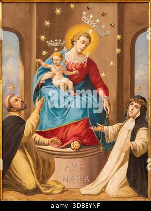 St. Dominic and St. Catherine of Siena Stock Photo - Alamy