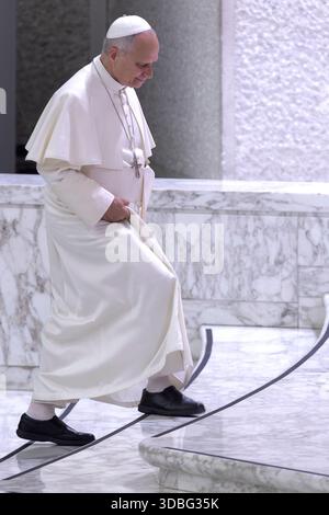 Pope Leo XIV leaves at the end of the Christmas Eve Mass in St. Peter's ...