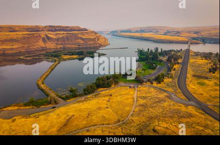 USA, Washington State. Aerial of Palouse Region Stock Photo - Alamy