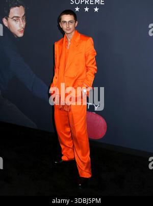 New York, New York, USA. 16th Dec. 2025. Timothee Chalamet and Fran ...