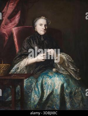 Sir Joshua Reynolds - Anne, 2nd Countess of Albemarle с1760 Stock Photo ...