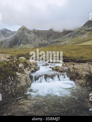 Photo of stream and mountains at the Fairy Pools, Isle of Skye ...