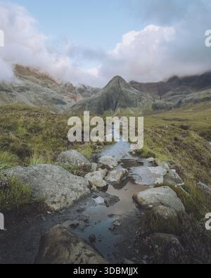 Photo of stream and mountains at the Fairy Pools, Isle of Skye ...