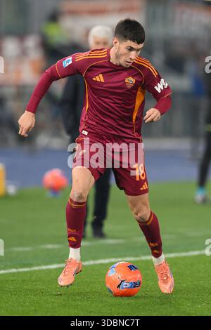 Olimpico Stadium, Rome, Italy - Matias Vecino of SS Lazio on the ball ...