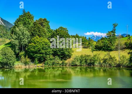 Austria, Tyrol, Kufstein district, Kramsach, Krummsee Stock Photo - Alamy