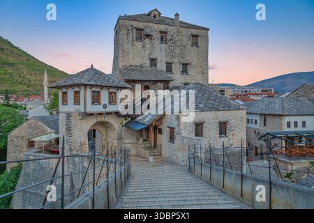 Old stone buildings in Mostar. Bosnia and Herzegovina Stock Photo - Alamy
