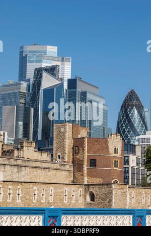 Modern skyline in London Stock Photo - Alamy
