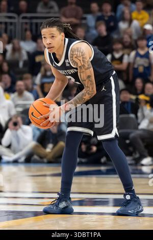 Georgetown guard Malik Mack (2) in action during the second half of an ...