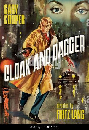 Lilli Palmer & Gary Cooper Film Cloak And Dagger (1948) Characters ...
