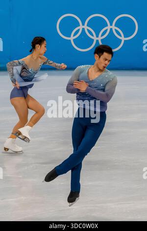 Chinese pair Cheng Peng and Yang Jin compete their solid performance ...