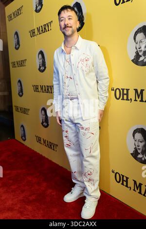 Wes Haskell attends "Oh, Mary!" Press Night at the Trafalgar Theatre in ...