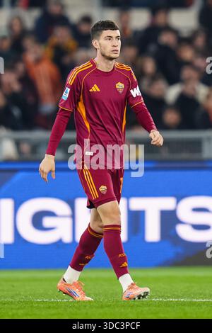 Matias Soule of AS Roma looks on during Serie A 2025/26 football match ...
