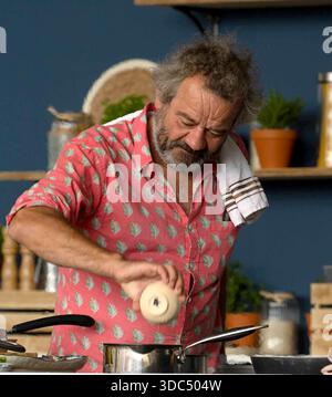 Mark Hix & Alex James at the Big Feastival 2021 on Alex James Cotswolds ...