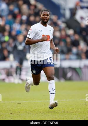 Preston North End's Odel Offiah during the Sky Bet Championship match ...