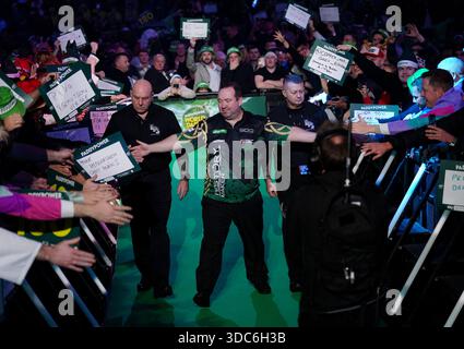 England's Ryan Searle ahead of his match against Germany's Martin ...