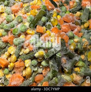 Frozen vegetables: peas, green beans, corn, carrots, peppers. For ...