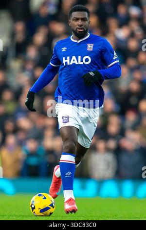 Cedric Kipre of Ipswich Town with the ball during the Sky Bet ...