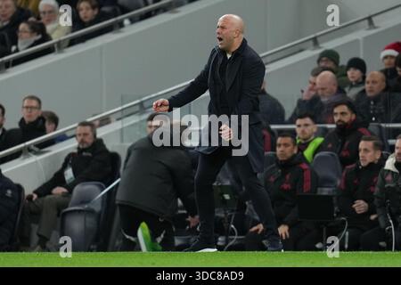 Arne Slot manager of Liverpool during the Premier League match ...