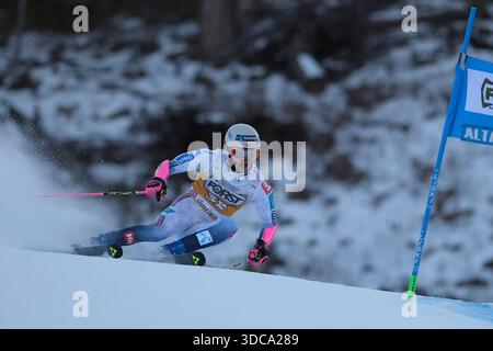 Alta Badia, Italy, 21 December 2025. Forerunner Edoardo Saracco (ITA ...