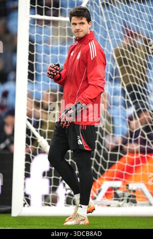 Manchester United goalkeeper Senne Lammens during the Premier League ...