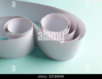 macro photo of paper scroll Stock Photo - Alamy