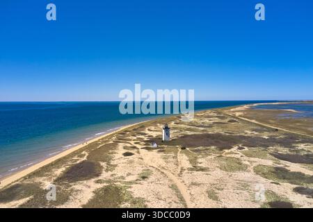 Aerial view of Wood End Lighthouse, Provincetown, Cape Cod Stock Photo ...