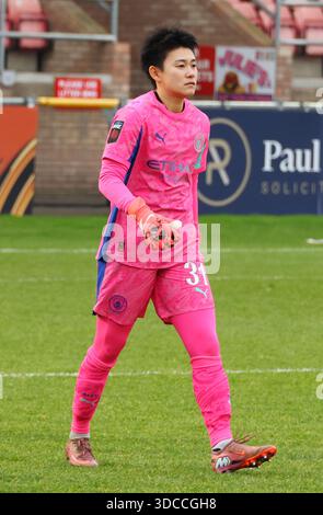 LONDON, ENGLAND - Ayaka Yamashita Taieb of Manchester City WFC in ...