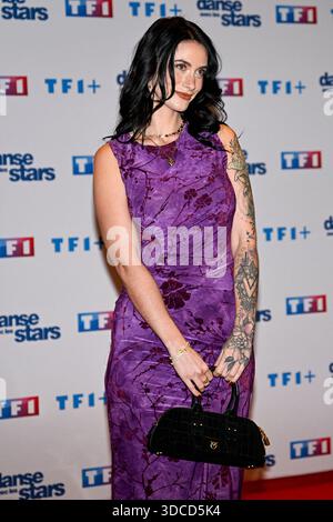 Maghla attending the Danse Avec Les Stars (Dancing with the Stars ...