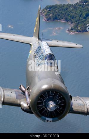 Swedish Air Force Historic Flight Saab 37 Viggen and a Swedish Air ...