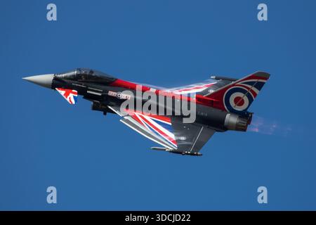 RAF Typhoon Display Team Stock Photo - Alamy