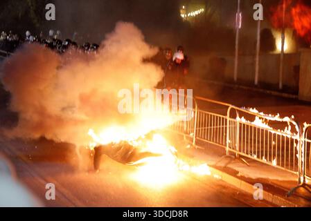 Anti-government protest in Tirana, Albania.. - 04 January 2026 ...
