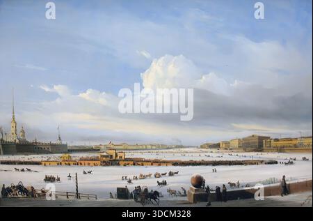 Bogoljuboff Alexei Petrovich - on the Neva Stock Photo - Alamy