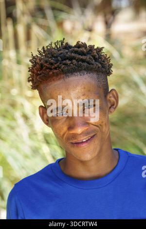 Man from the Nama tribe in Namibia Stock Photo - Alamy
