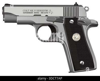 Colt Mustang semi-automatic pistol, compact American handgun inspired ...