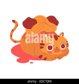 Bernie the Cat Education Illustration Stock Photo - Alamy