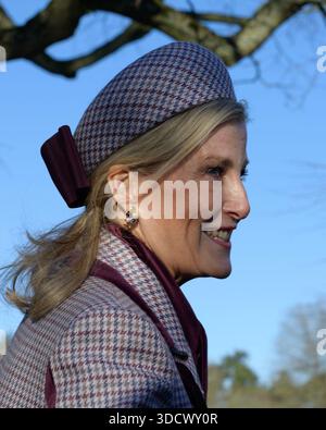 Sandringham, Norfolk UK. 25th Dec, 2025. Prince George, along with his ...