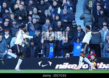 Derby County celebrate after Patrick Agyemang of Derby County scored a ...