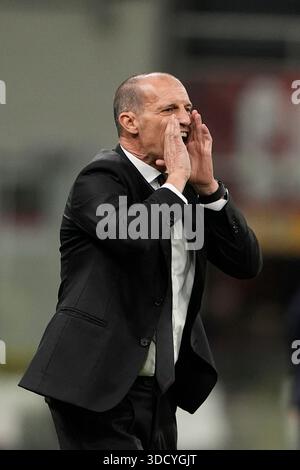 AC MilanÕs head coach Massimiliano Allegri during the Serie A EniLive ...