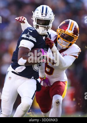 Dallas Cowboys wide receiver George Pickens (3) participates in the NFL ...