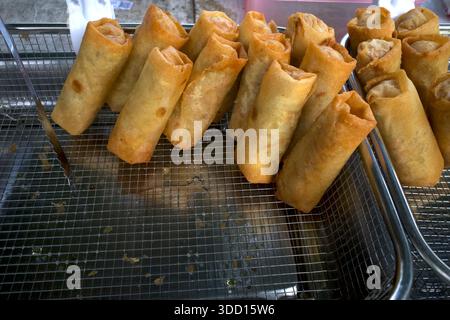Lumpia, traditional spring roll skin snack from Indonesia, Philippines ...