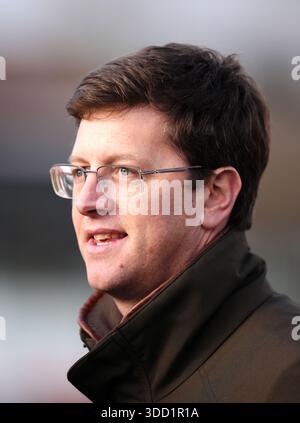 Trainer Harry Fry after seeing horse Star Walking ridden by Harry ...