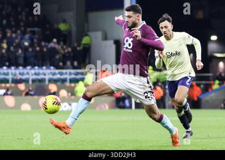 Armando Broja #27 of Burnley F.C in action during the Premier League ...