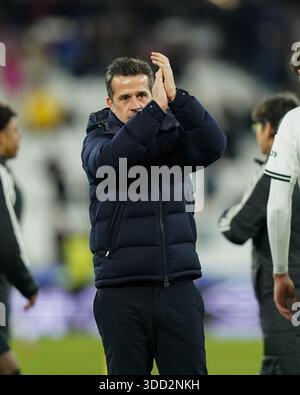 Marco Silva, Manager of Fulham clapping the fans after the Fulham v ...
