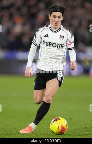 Harry Wilson of Fulham on the ball during the Premier League match ...