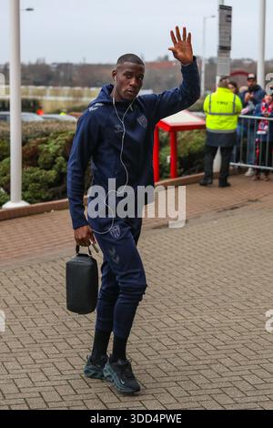 Nordi Mukiele of Sunderland arrives arrives during the Premier League ...